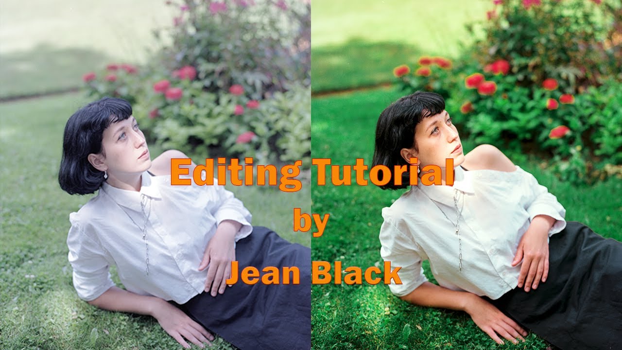 Jean Black | Editing Tutorial or How to edit your pictures - YouTube