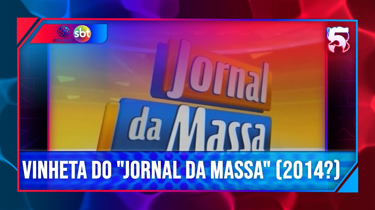 Vinheta do Jornal da Massa - Rede Massa [SBT PR] (2014?) - YouTube