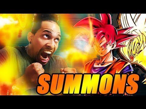 NEW SSJ TRUNKS SUMMONING ANIMATION HYPE*** GOD GOKU & BEERUS SUMMONS ...