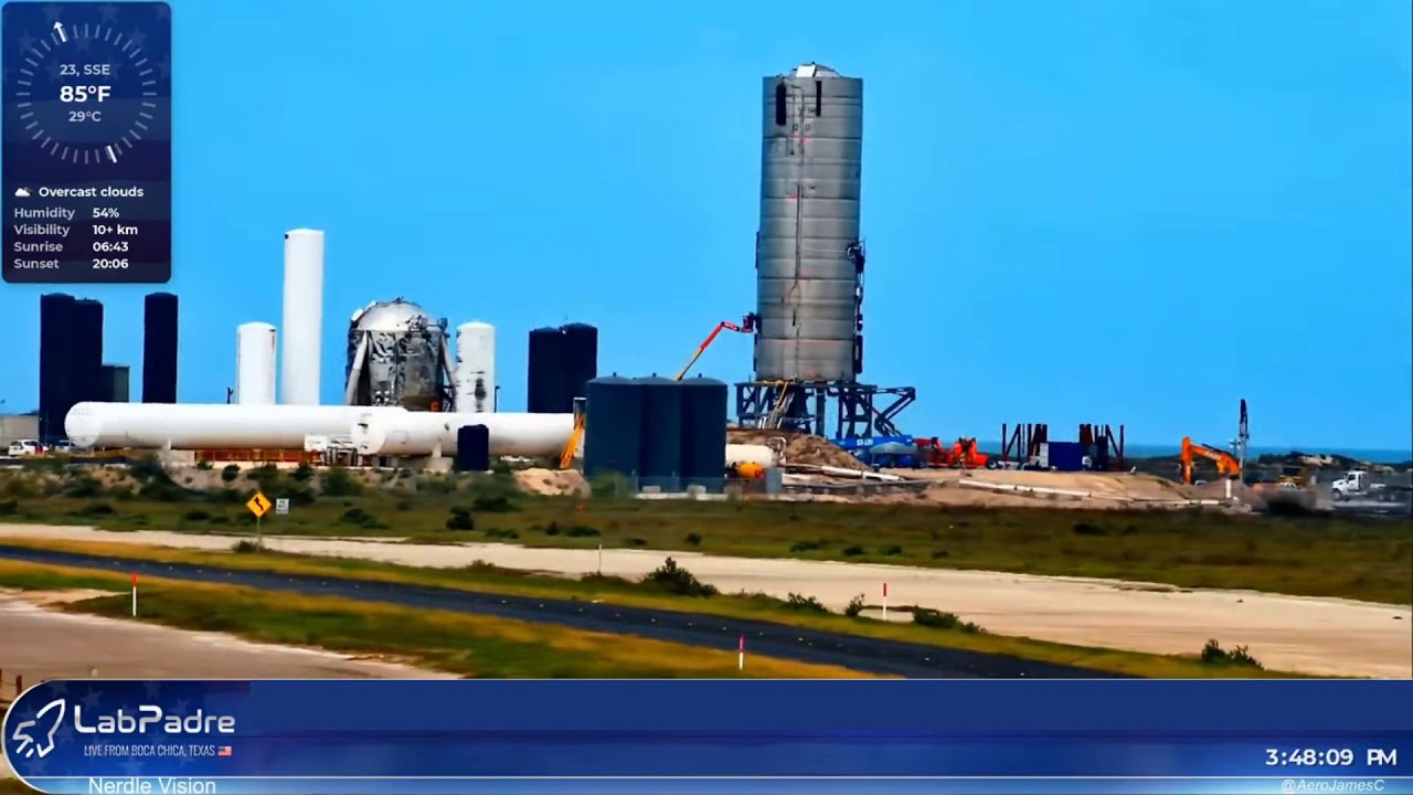SpaceX Starship assembly 24h timelapse 2020-05-12 - YouTube