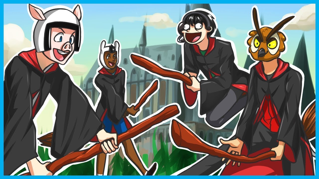 Garry's Mod Sandbox Funny Moments! - Harry Potter Broom Race, AVADA KA ...