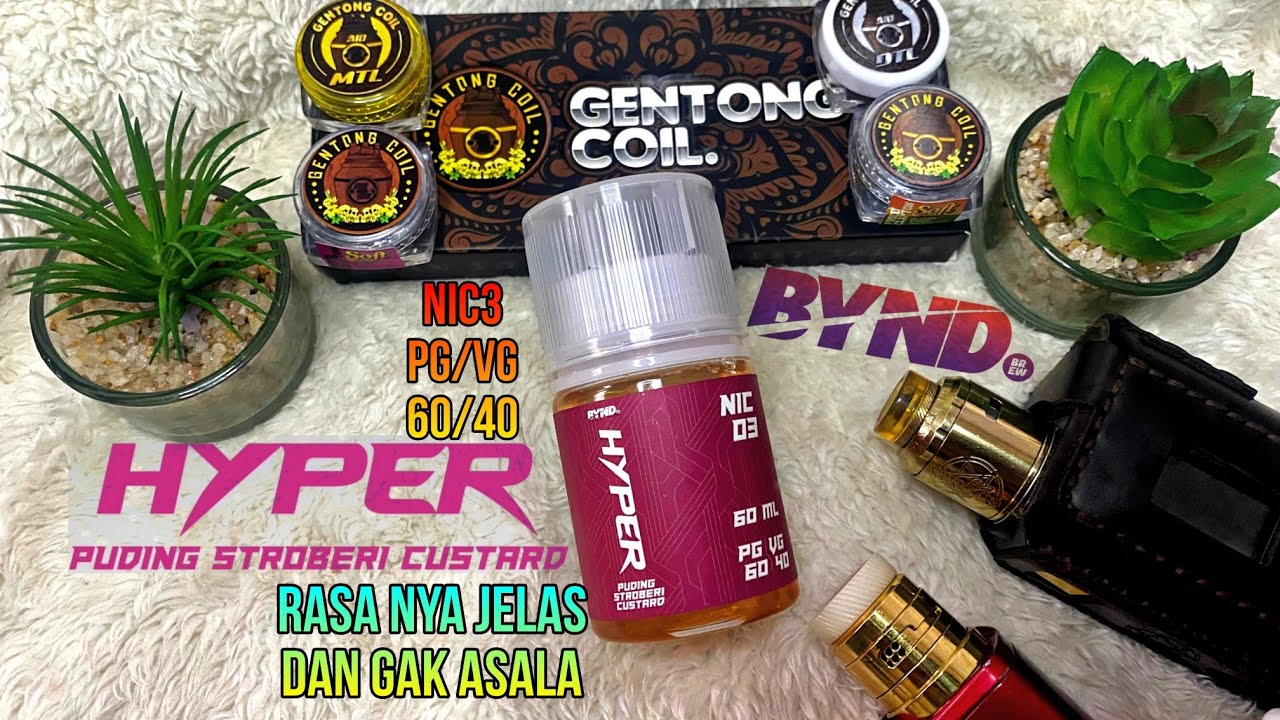 LIQUID HYPER PUDING STRAWBERRY KONSENTRAT BY:BYOND.BREW rasa yang mudah di tebak dan REKOMENDASI ...