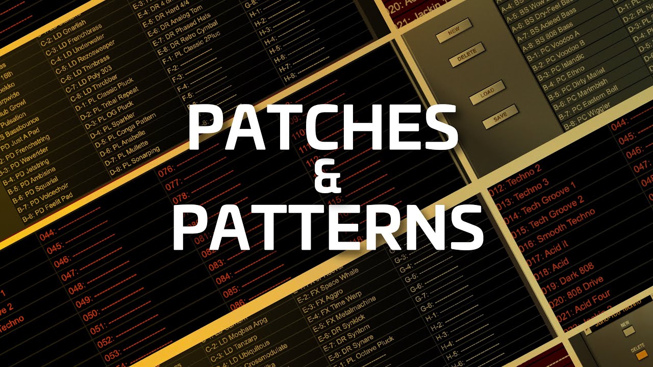 Patches & Patterns Tutorial - YouTube