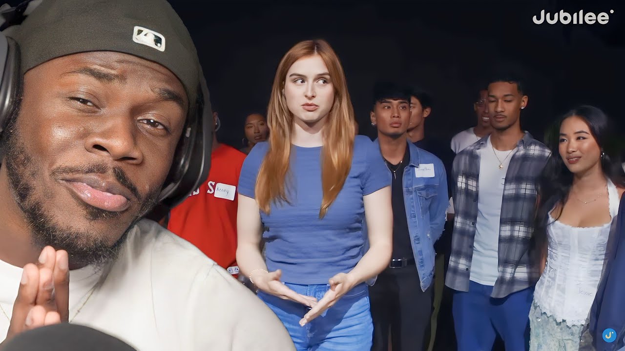 iTzRease reacts to Can 100 Strangers find the Hottest person - YouTube