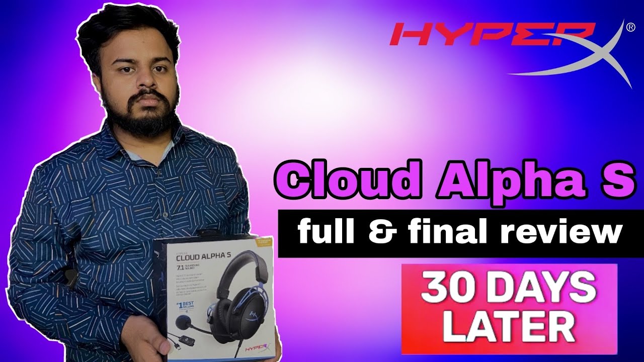 Hyper x alpha s headset review after using 1 month || Best gaming ...