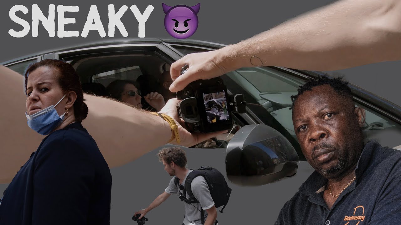 sneaky street photography was fun, but I got caught - YouTube