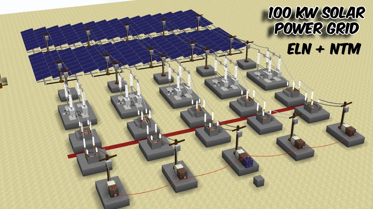 100 KW Solar Power Grid Electrical Age HBM s NTM How To Make A 100 KW Solar Power Grid Electrical Age HBM s NTM How To Make A