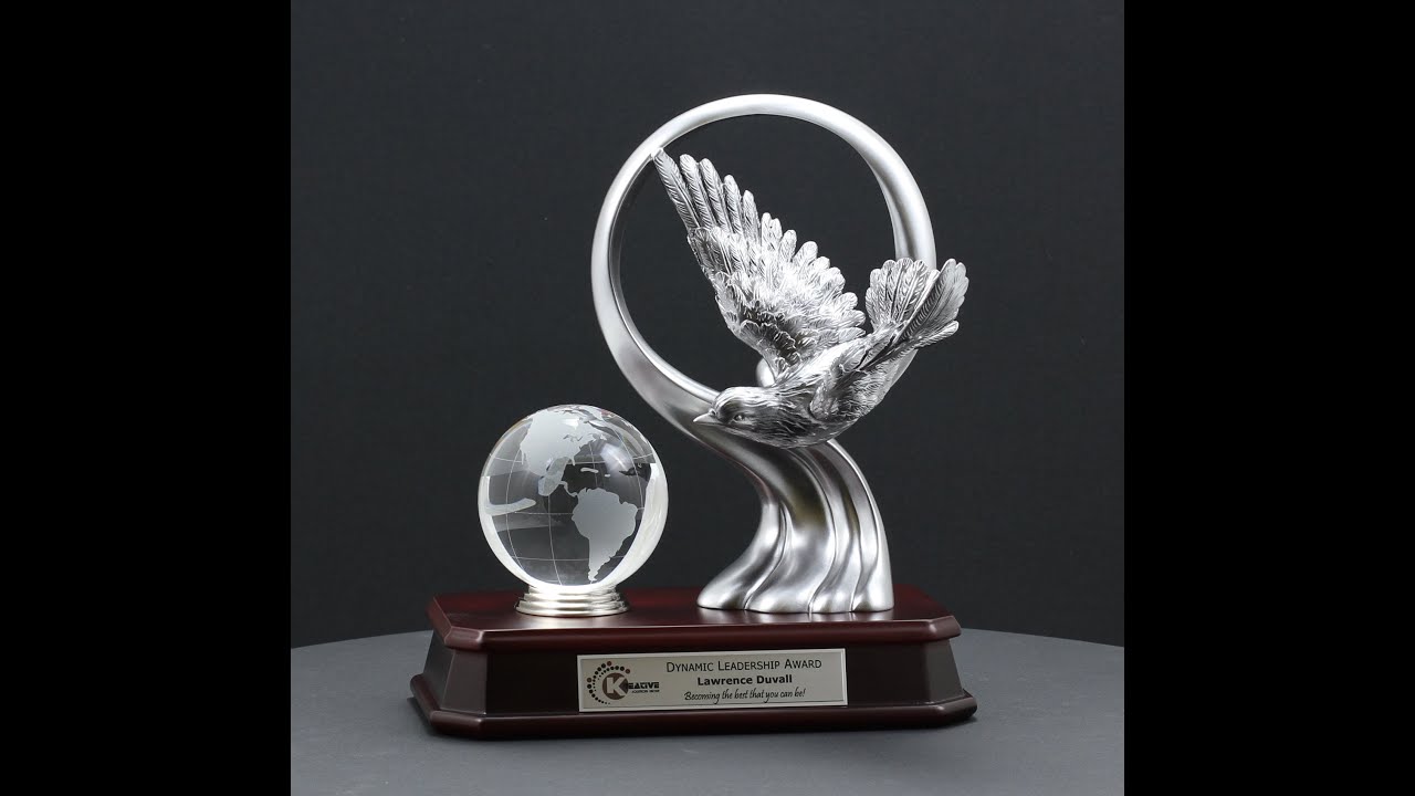 Impressive Silver Dove Spirit Award Trophy MC3 - AsapAwards.com - YouTube