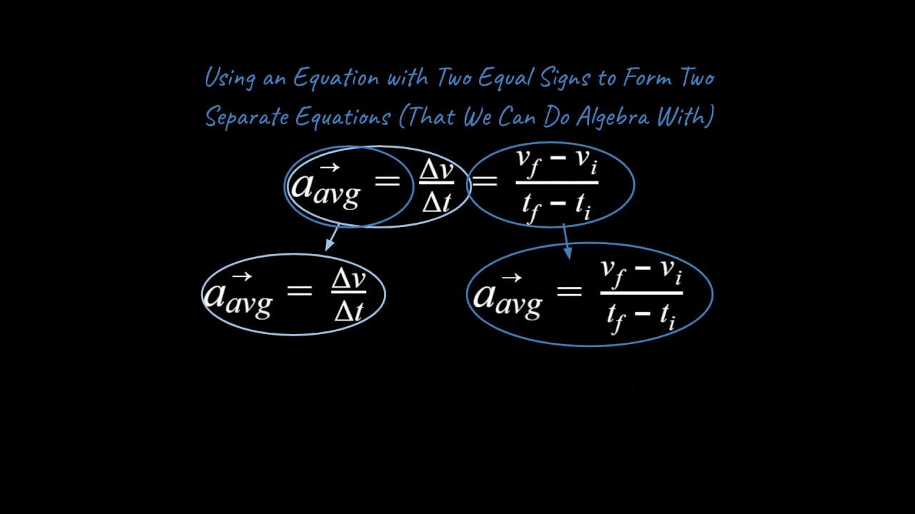 Average Acceleration Concepts and Example Problems (for Physics and a ...