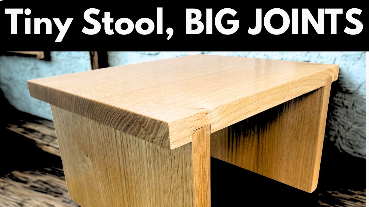 How I Built a STURDY Step Stool with Dado Joints - YouTube