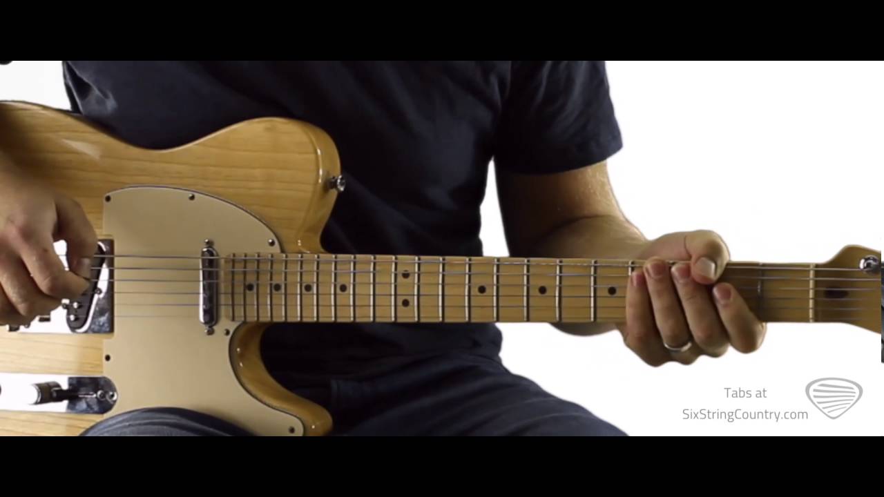 Chicken Pickin' Riff Across All Pentatonic Shapes - Full Guitar Lesson ...