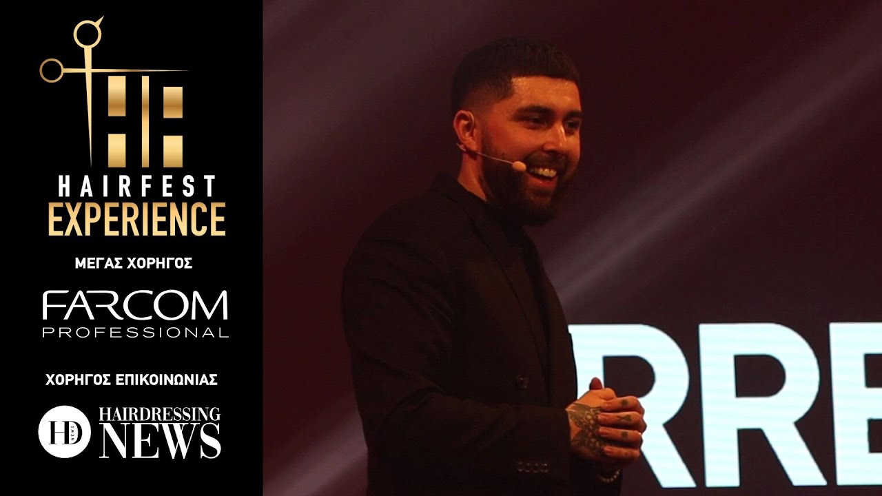 Ο 𝗕𝗔𝗥𝗕𝗘𝗥 𝗝𝗢𝗦𝗛 𝗢. 𝗣 στο Hairfest Experience 2023 - YouTube