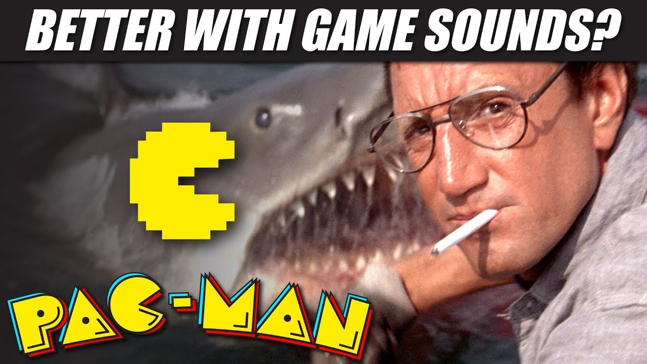 JAWS (1975) dubbed with PAC-MAN game sounds!! | Uploaded by Prince TV ...