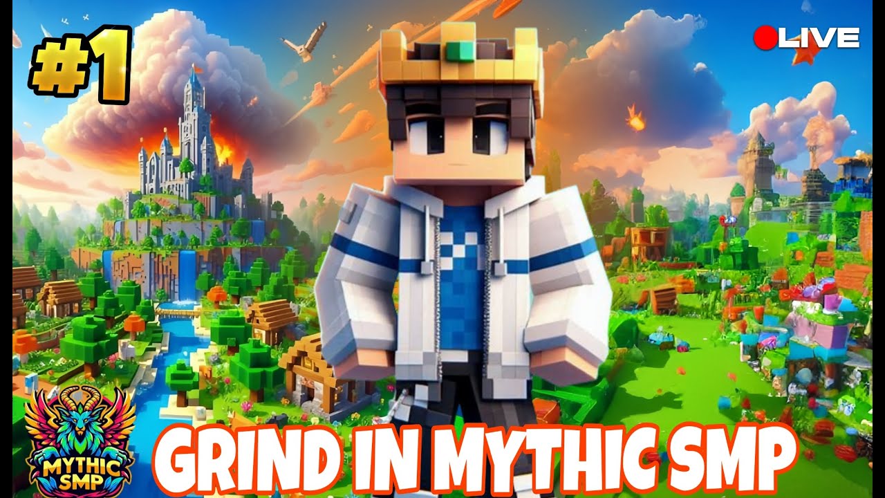WELCOME TO MYTHIC SMP | MINECRAFT | DAY-1 | *LIVE* - YouTube