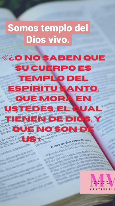 Somos templo del Dios vivo. - YouTube
