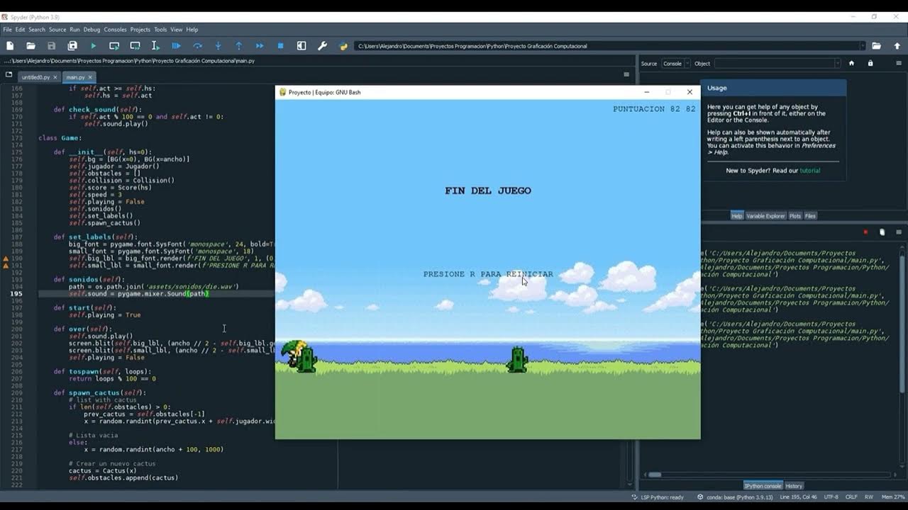 Proyecto Videojuego GNU Bash TEAM - YouTube