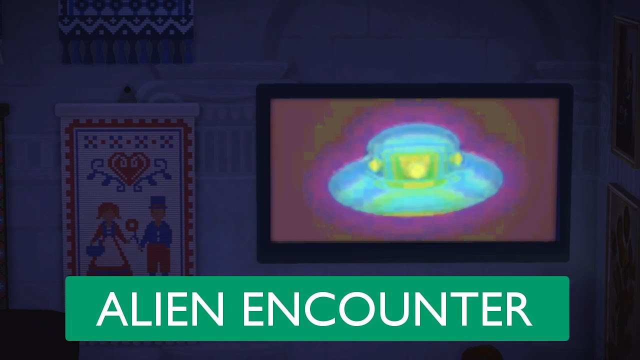 ACNH Little Tips 10: TV Alien Encounter - YouTube