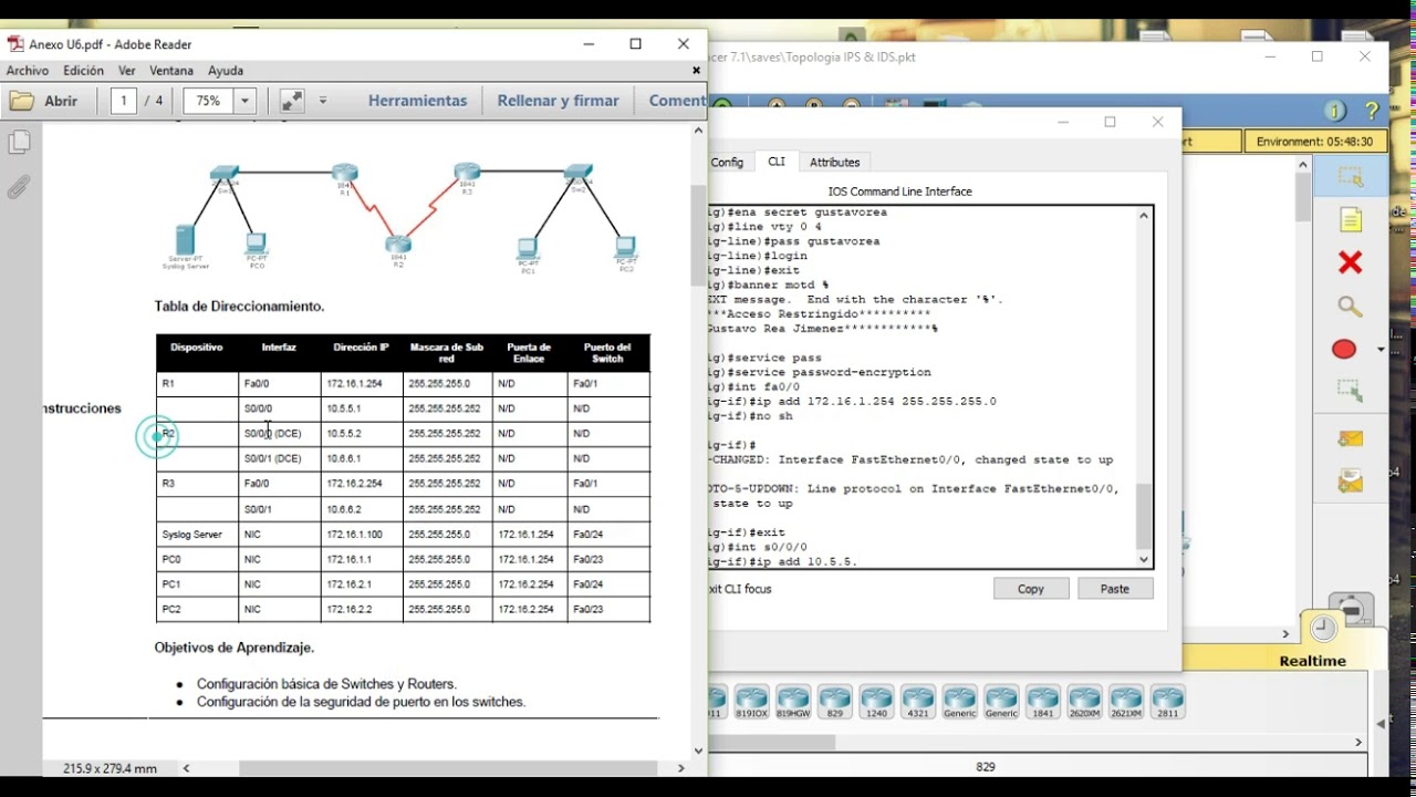 Configurando IPS & IDS en Packet Tracer - YouTube