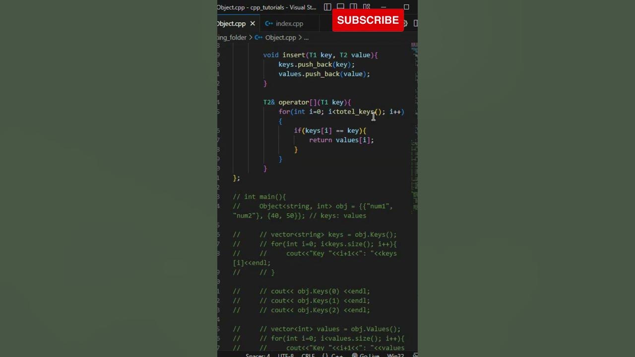 Custom Object Keyword In Cpp Custom Keyword Shorts Cpp Programmerd Youtube