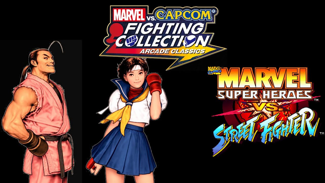 Marvel VS. Capcom Fighting Collection~MSH VS Street Fighter Arcade Mode ...