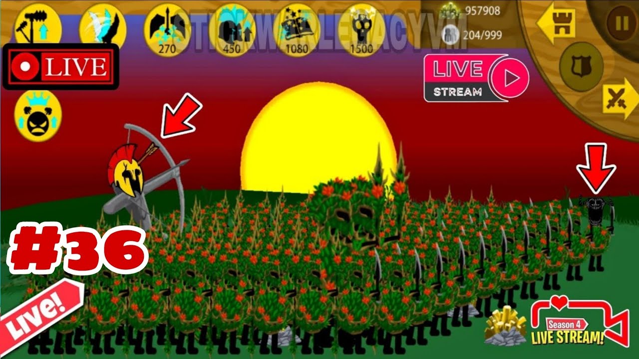 🔴 SIDAIVAN LIVE STREAMING STICK WAR LEGACY - YouTube