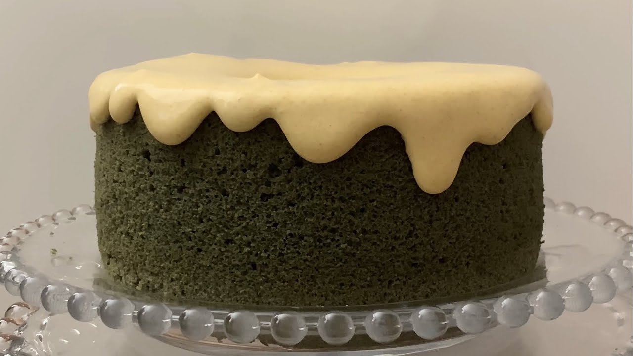 쑥 쉬폰케이크(Mugwort shiffon cake) - YouTube