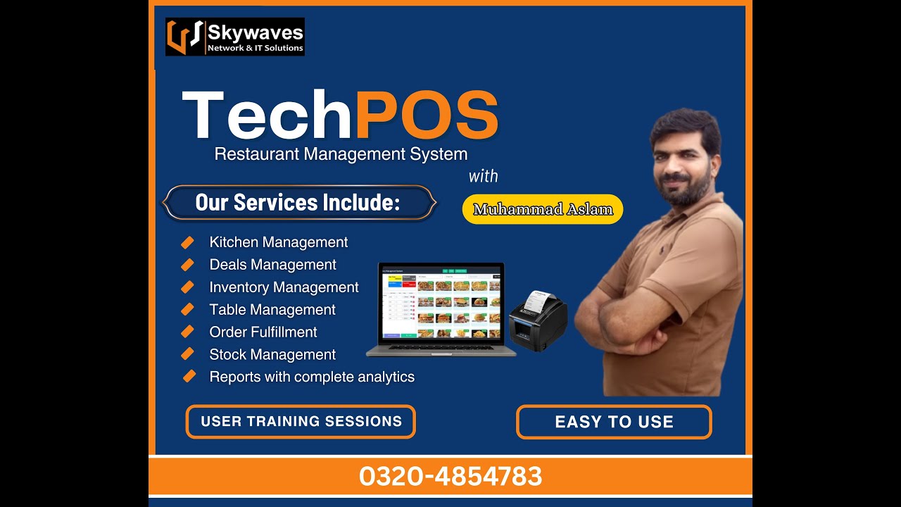 TechPOS Restaurant Management System (RMS) - YouTube