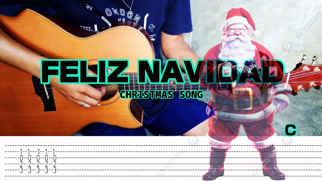 Feliz Navidad Jose Feliciano Fingerstyle Guitar Tabs Chords