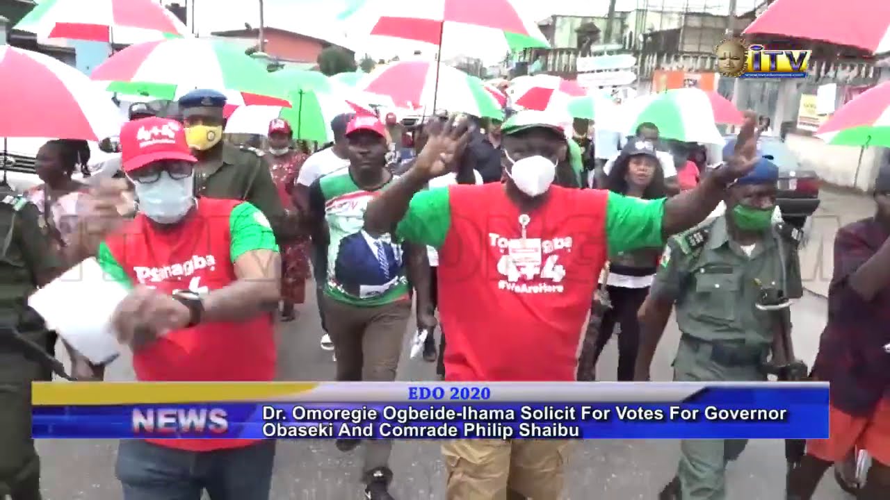 Dr. Ogbeide-Ihama solicits for votes for Gov. Obaseki & Comrade Philip ...