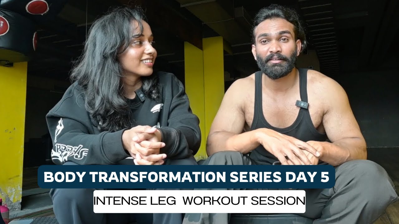 Day 5 | transformation series | intense lower body session leg day ...