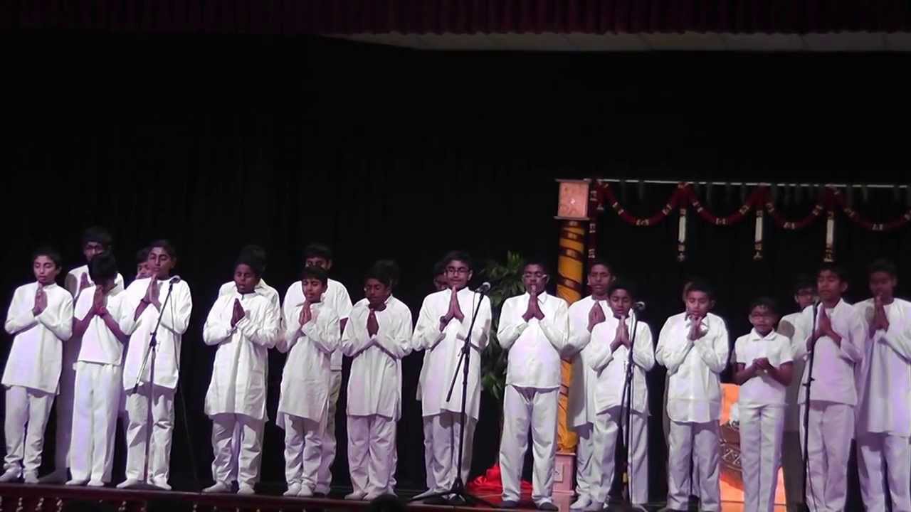 Sloka Chanting @ Balavikas - Hamrish & Friends - YouTube