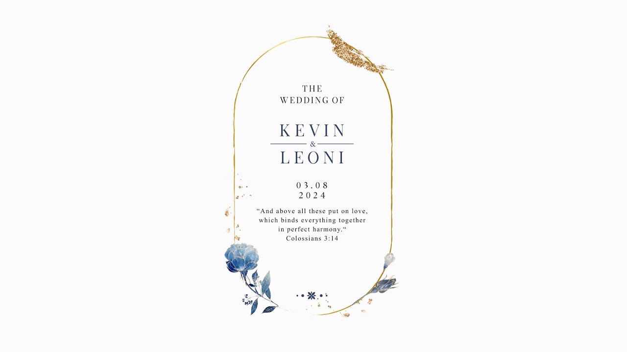 Ibadah Peneguhan & Pemberkatan Pernikahan - Kevin & Leoni - 3 Agustus ...