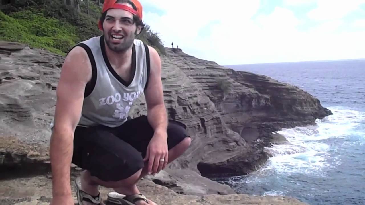 Spitting Cave Cliff Jump - YouTube