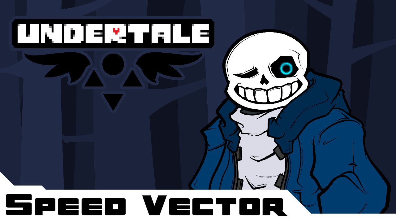 Sans - Undertale Speed Vector - YouTube