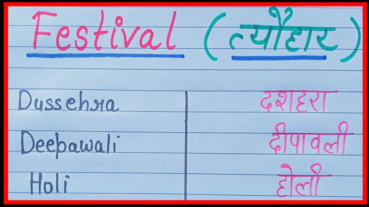 Tyoharo Ke Naam Festival Names In English Festival Ke tyoharo-ke-naam-festival-names-in-english-festival-ke