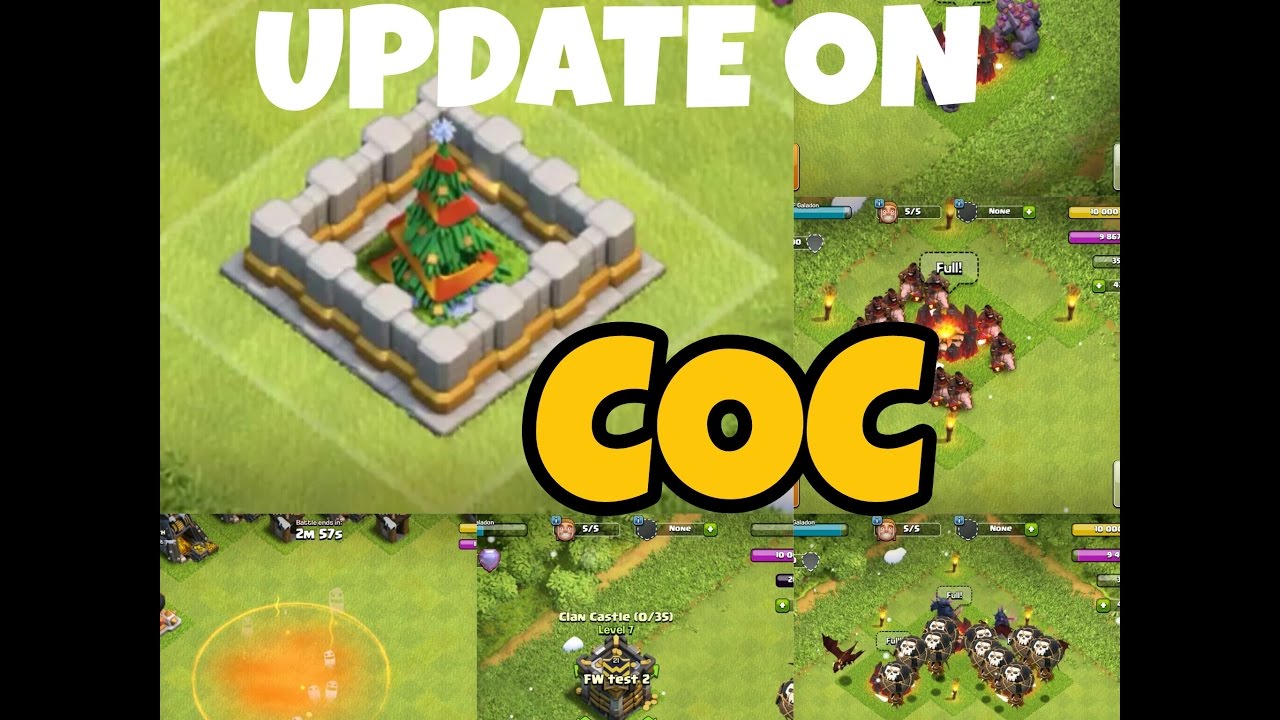 CHRISTMAS UPDATE IN COC 2016__ ALL FEATURES - YouTube
