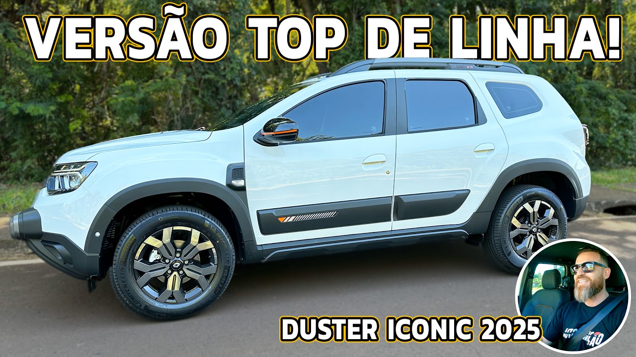 DUSTER ICONIC 2025 - Test Drive Completo Acelerando Forte o Motor Turbo ...