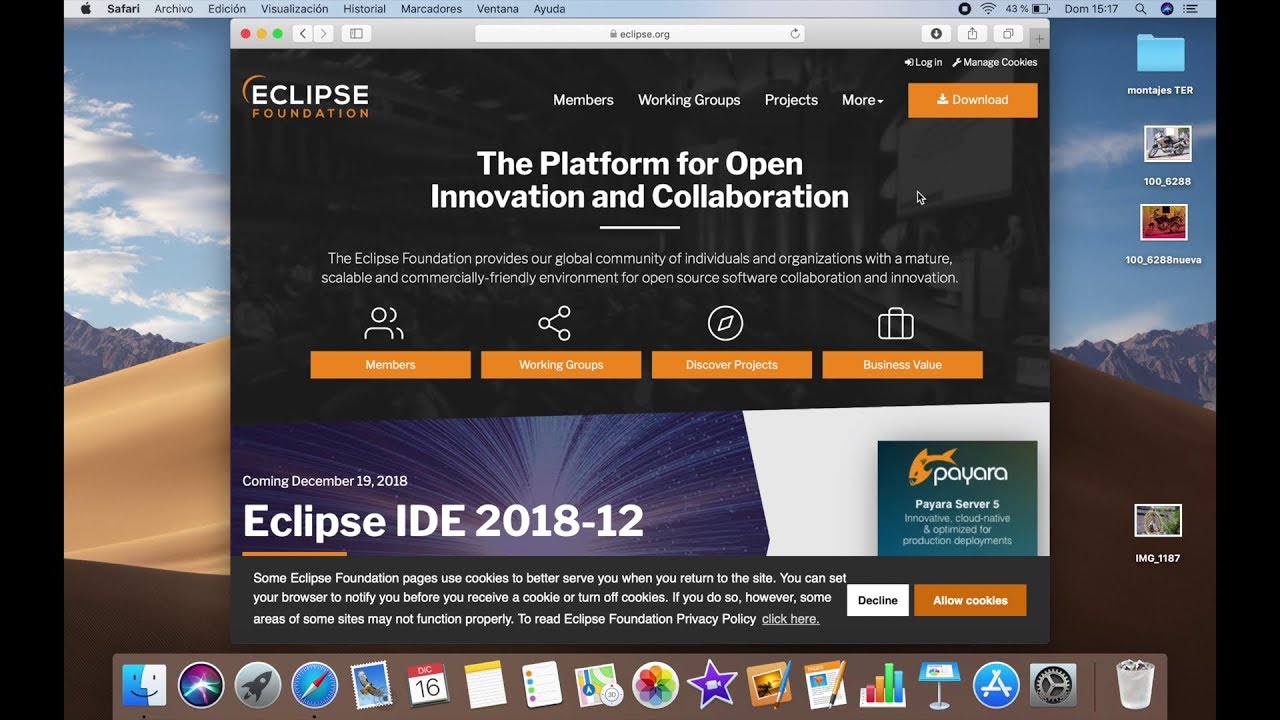 Hola Mundo Java en Mac con Eclipse - YouTube