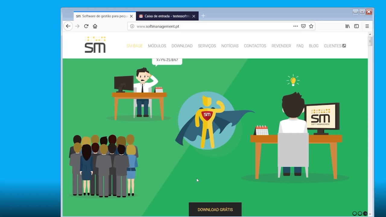 Download e instalação do sm | software de gestão - YouTube