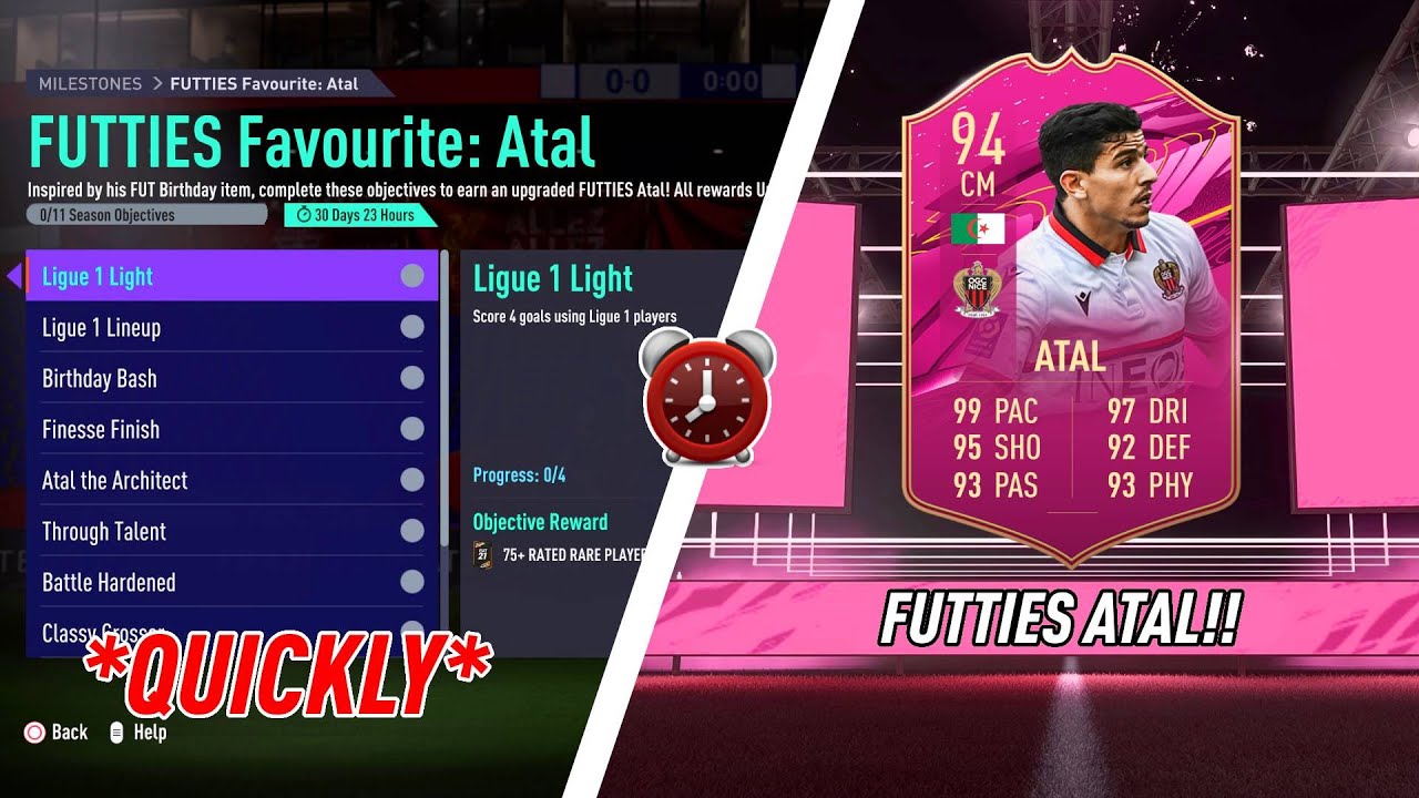 HOW TO COMPLETE FUTTIES FAVOURITE ATAL QUICKLY!! - FIFA 21 Ultimate ...