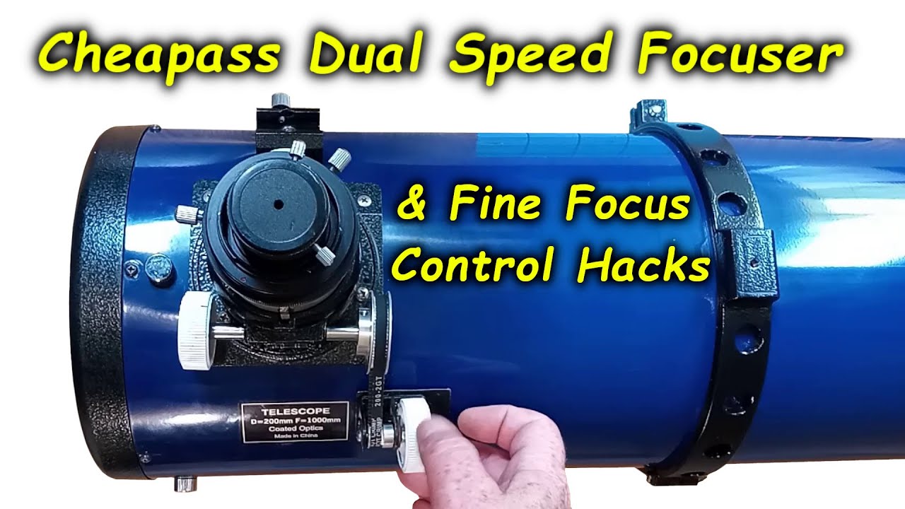 Focuser Fine Control Hacks & DIY Dual Speed Focuser - YouTube