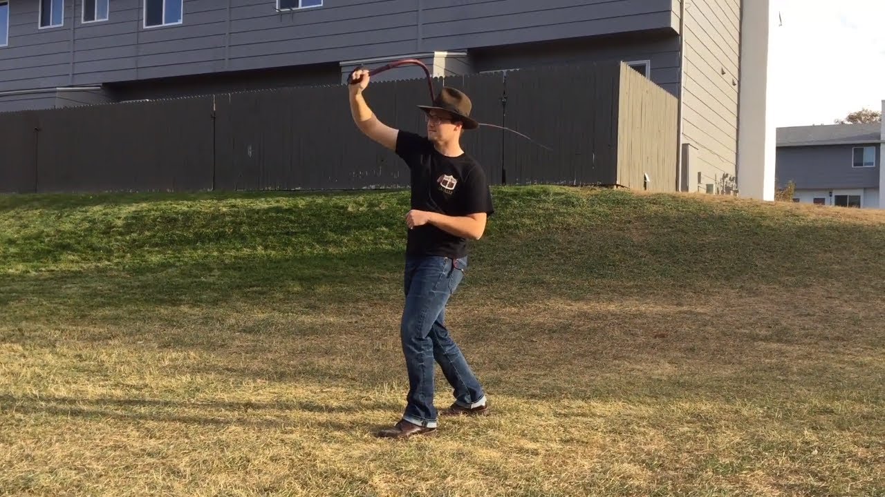 Bullwhip Cracking & Targeting Practice - YouTube