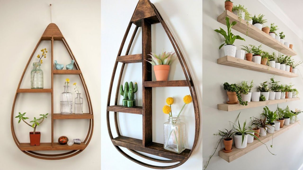 Top 50 STYLISH And Awesome Design Of Handmade Wooden Shalves Wall ...