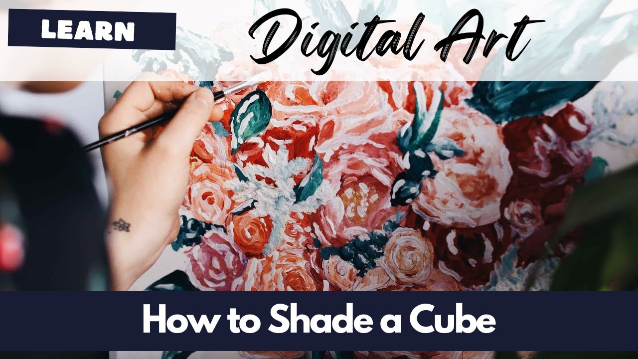 Learn Digital Art - How to Shade a Cube - YouTube