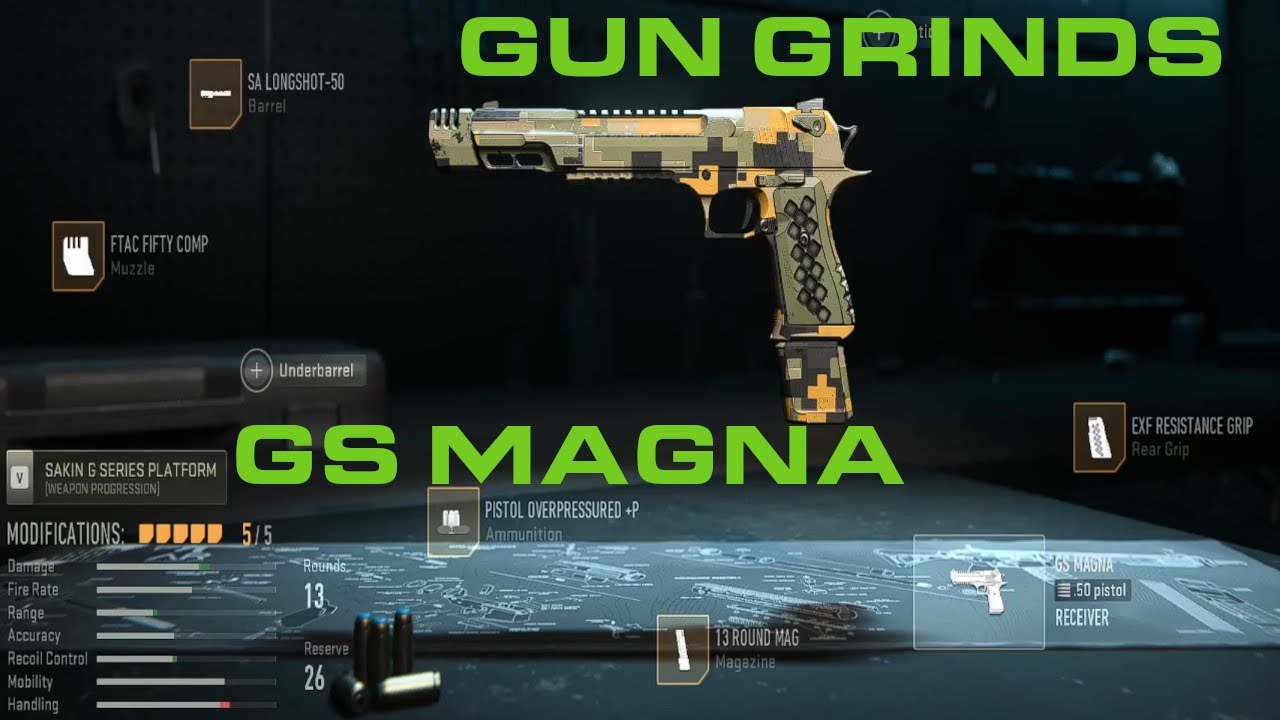 Full Auto Deagle... The GS Magna (Call of Duty: Modern Warfare II ...