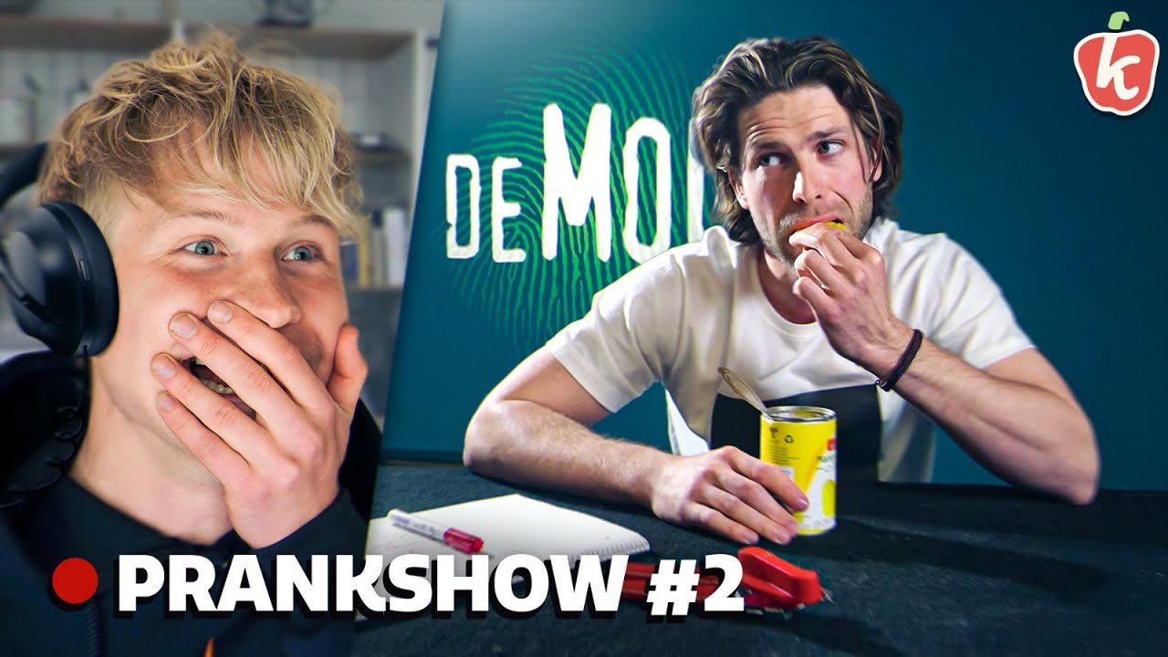 PRANK:THOMAS (STUKTV) LATEN DENKEN DAT HIJ "DE MOL" WORDT (EN HIJ ...