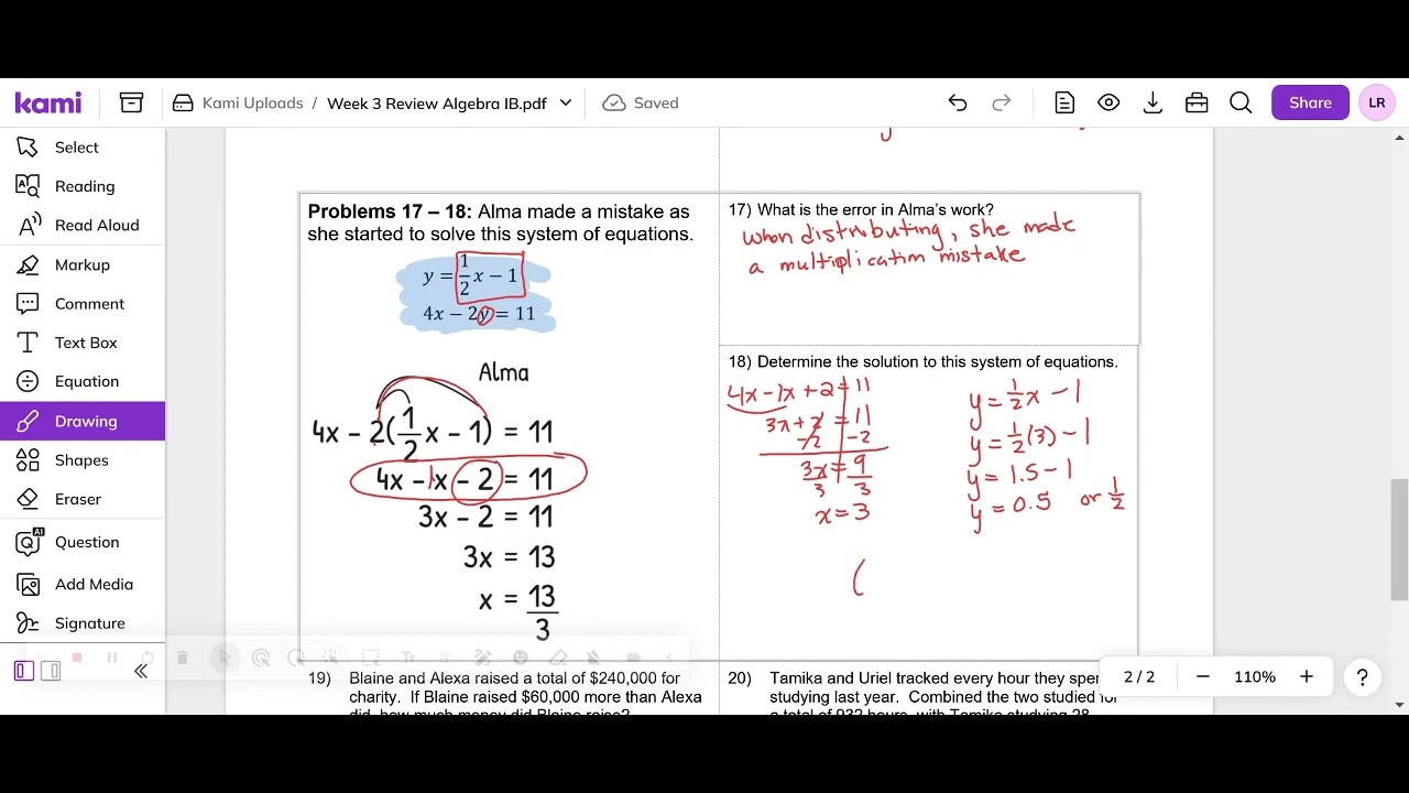 Alg IB Week 3 Assignment Help Video #17-20 - YouTube