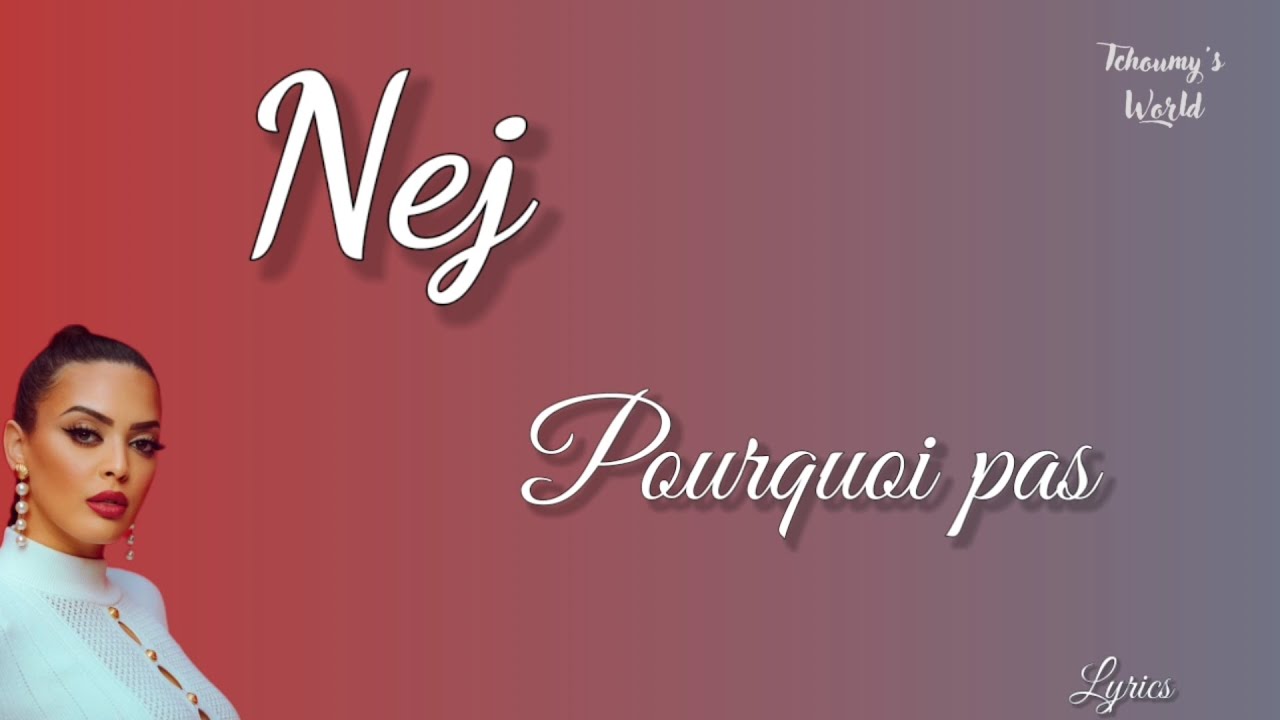 NEJ' - Pourquoi pas (paroles/lyrics) - YouTube