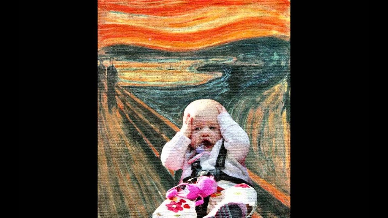 Scream Edvard Munch Parody