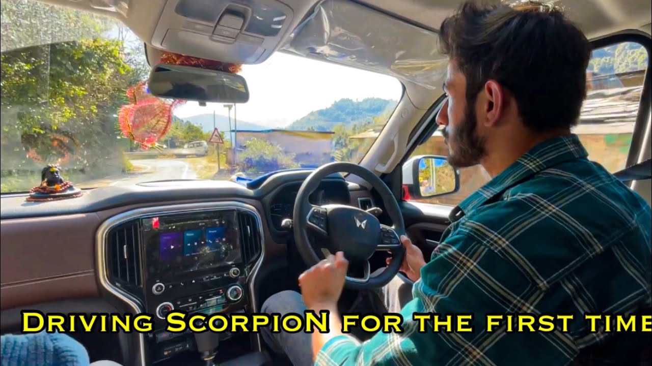 Driving Scorpio N for the first time real life experience 🔥 #viral # ...